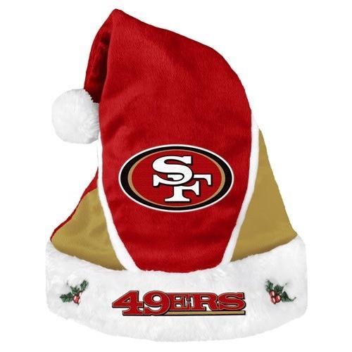 NFL Colorblock Santa Hat San Francisco 49ers
