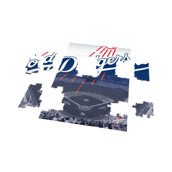 Los Angeles Dodgers MLB 1000 Piece Jigsaw Puzzle PZLZ Stadium - Dodger