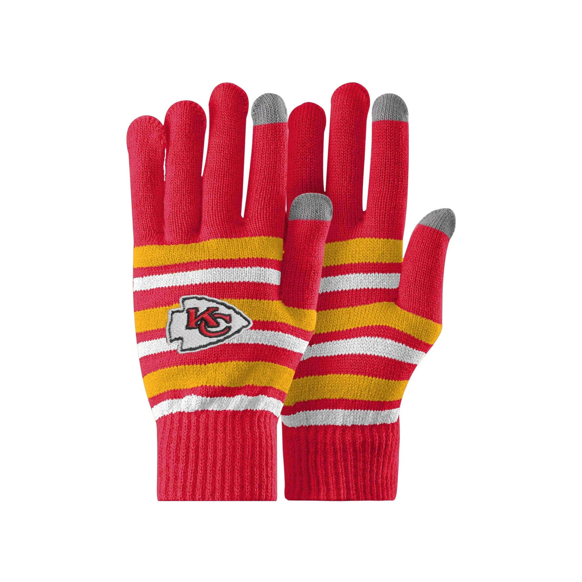 Kansas City Chiefs NFL Football Team Logo Stretch Gloves