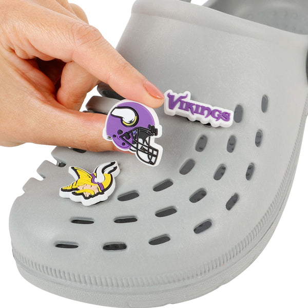 Minnesota Vikings NFL 10 Pack Team Clog Charms