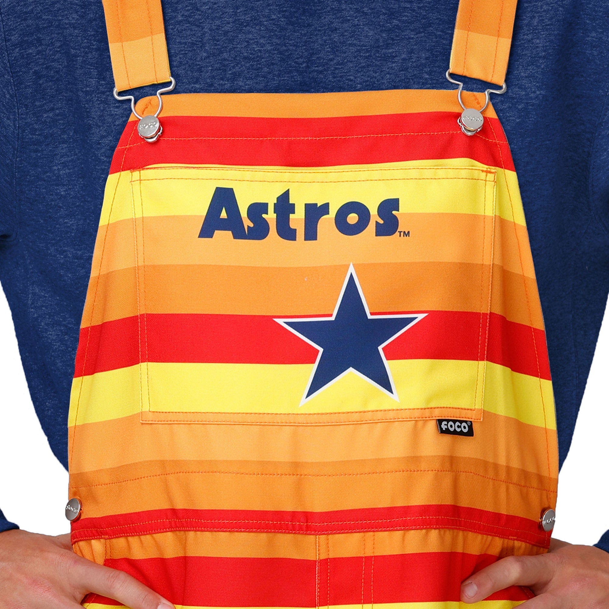 Houston Astros MLB Mens Throwback Thematic Bib Overalls