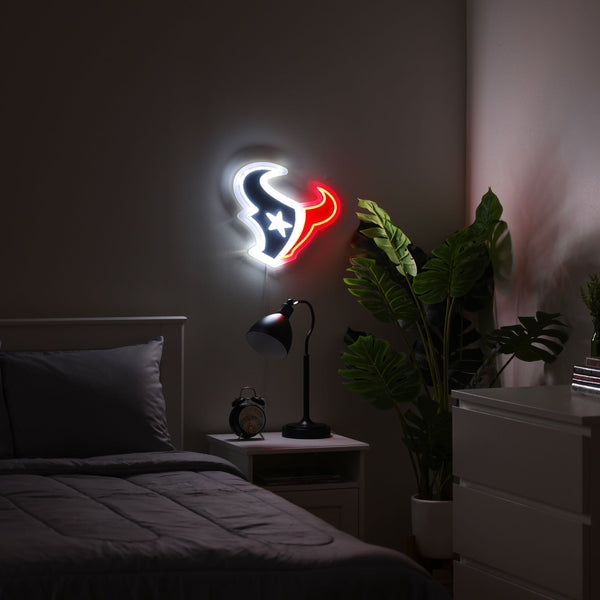 Houston Texans NFL LED Neon Light Up Team Logo Sign (PREORDER - SHIPS