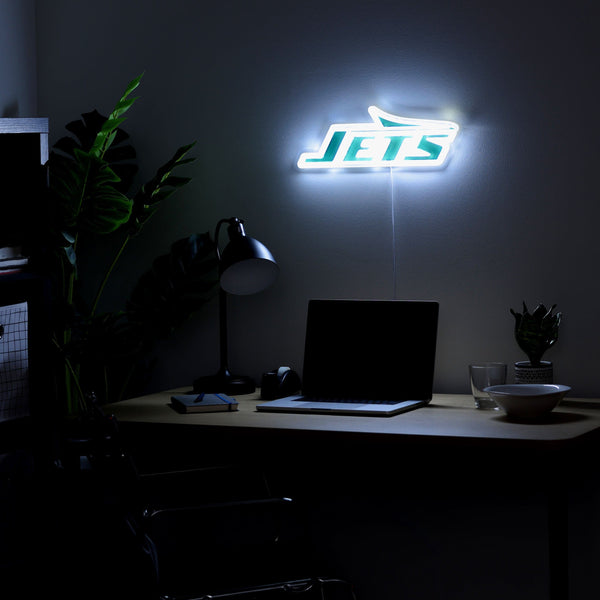 New York Jets NFL LED Neon Light Up Team Logo Sign (PREORDER - SHIPS L