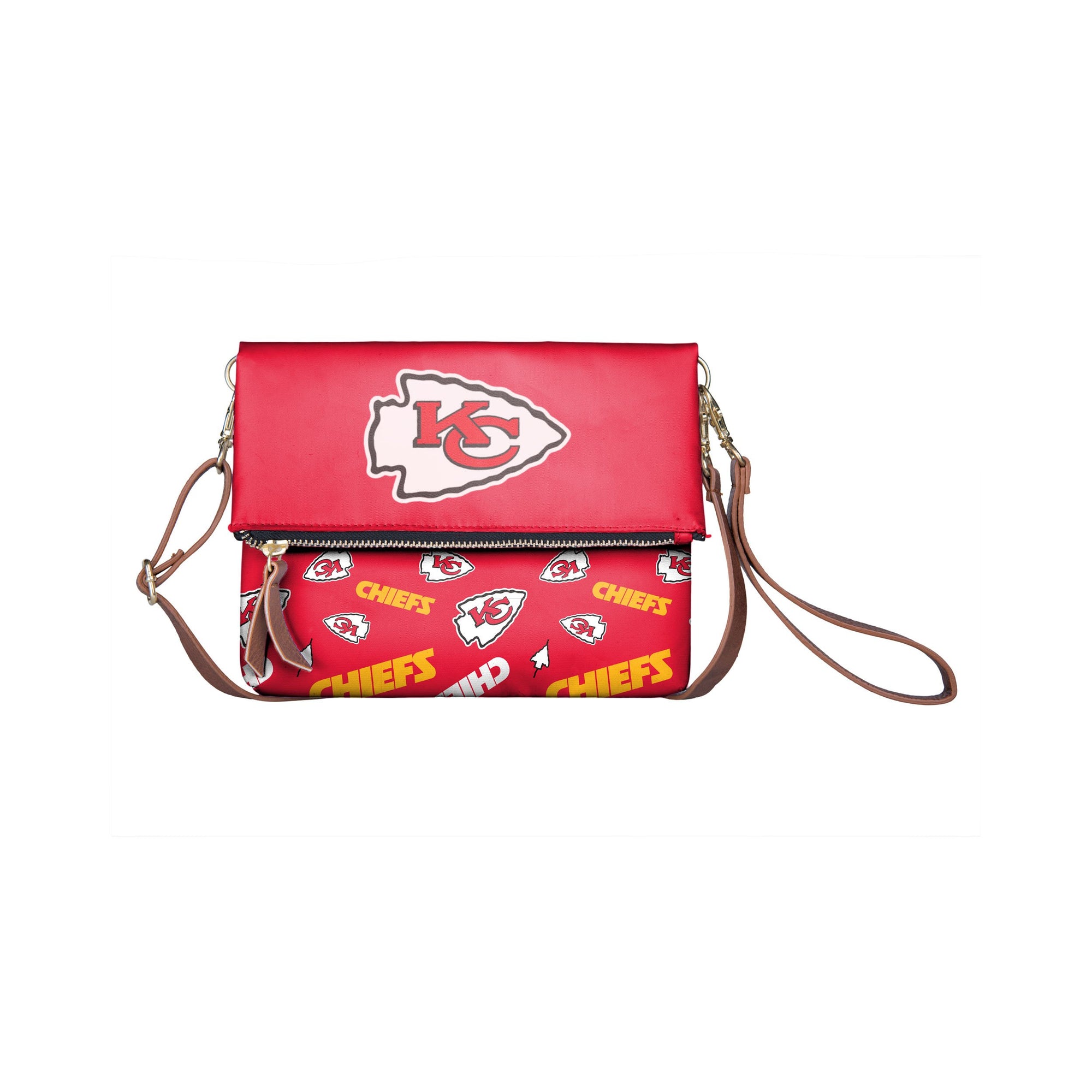 Kansas City Chiefs NFL Printed Collection Foldover Tote Bag