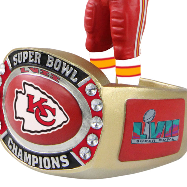 Kansas City Chiefs NFL Super Bowl LVII Champions Travis Kelce Ring Bas