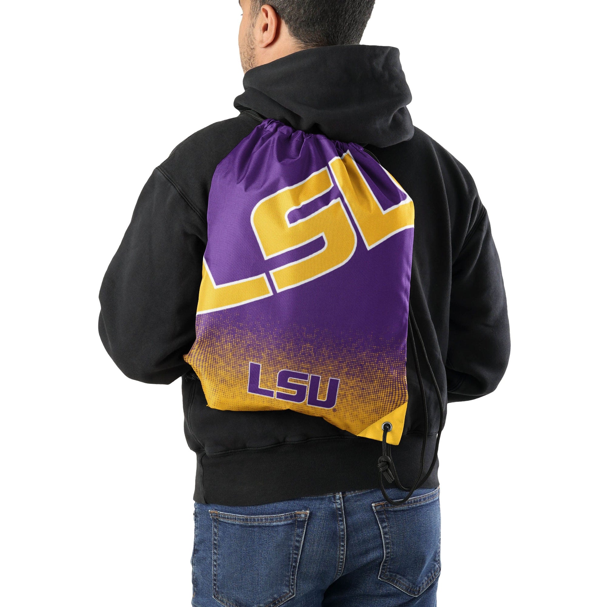 LSU Tigers NCAA Gradient Drawstring Backpack