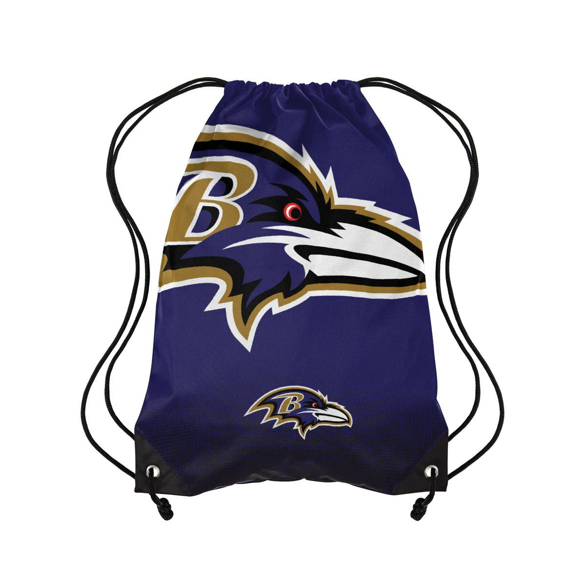 Baltimore Ravens NFL Gradient Drawstring Backpack