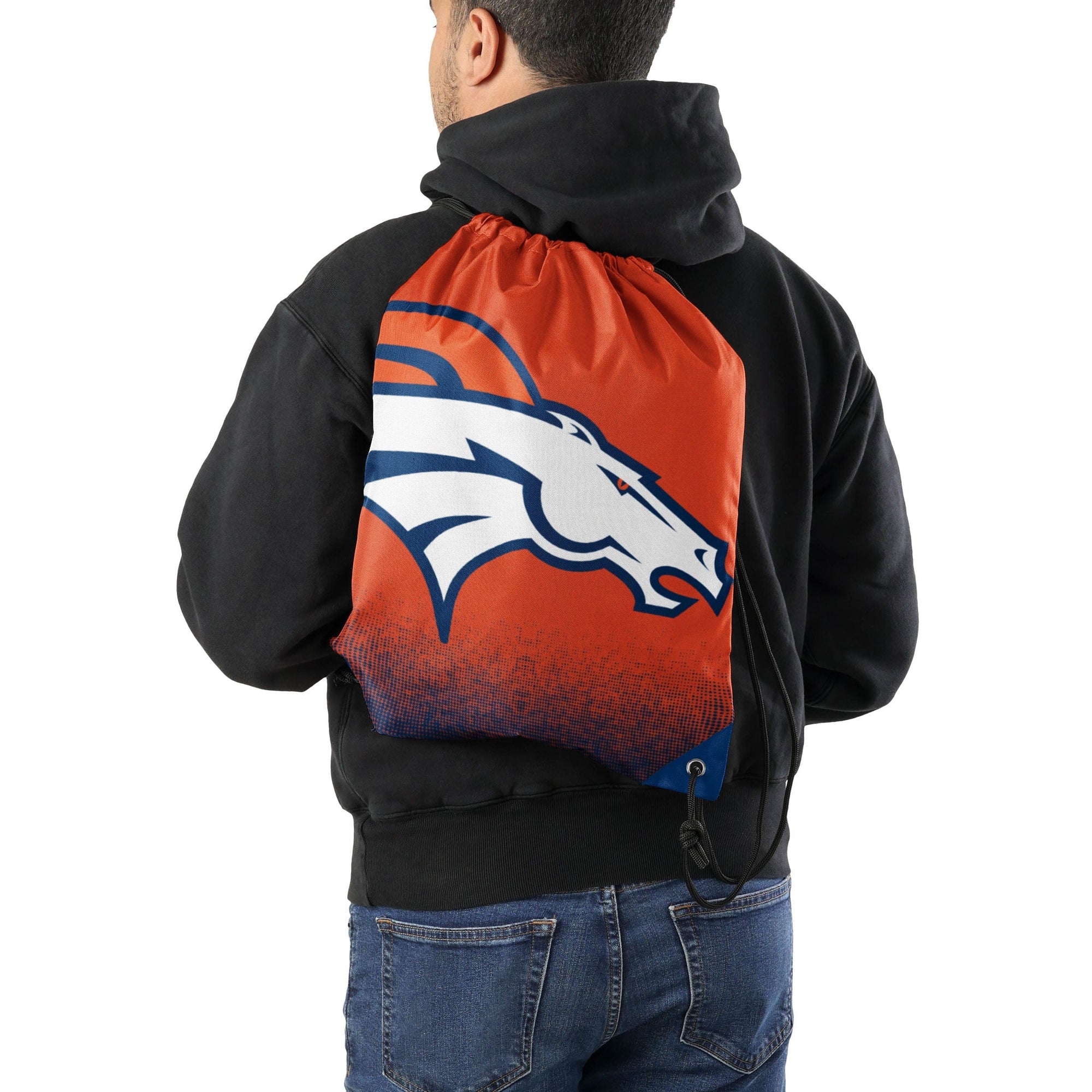 Denver Broncos NFL Gradient Drawstring Backpack
