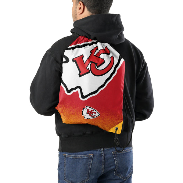 Kansas City Chiefs NFL Gradient Drawstring Backpack