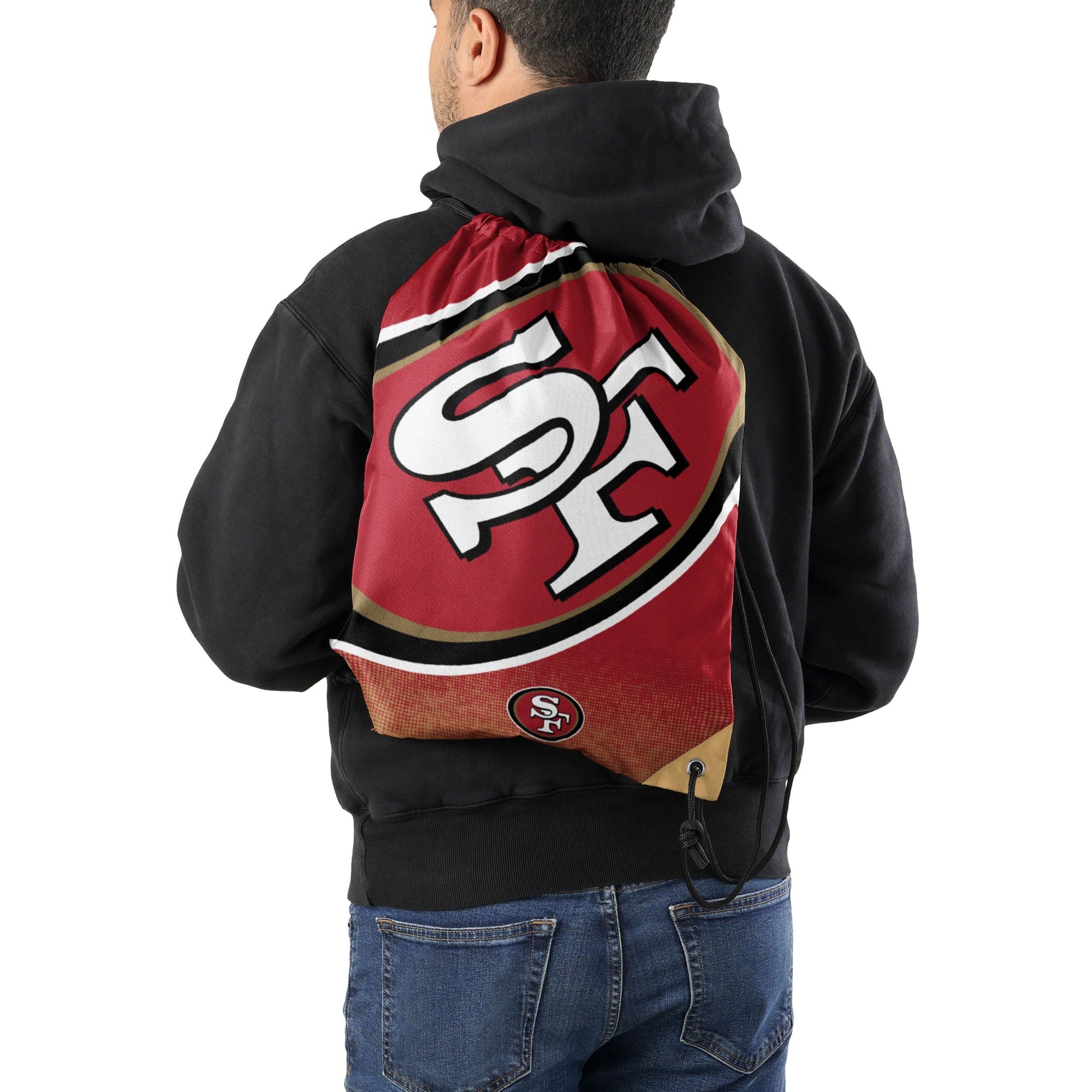 San Francisco 49ers NFL Gradient Drawstring Backpack