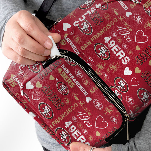 San Francisco 49ers NFL Logo Love Mini Backpack