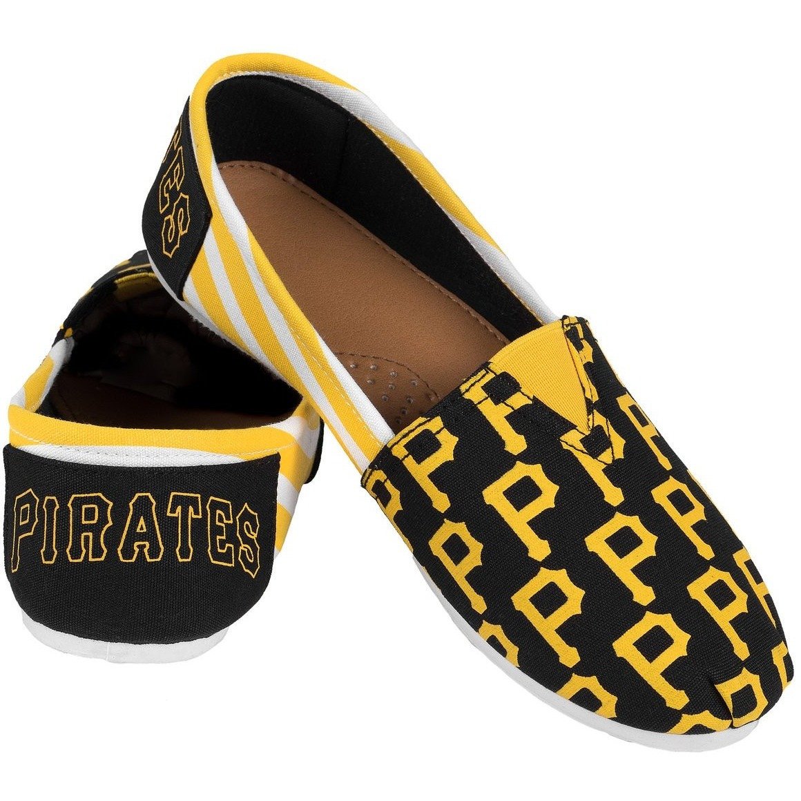MLB Officially Licensed Striped Canvas Shoes - Pick Your Team!
