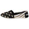 Purdue Boilermakers NCAA Womens Stripe Canvas Shoes