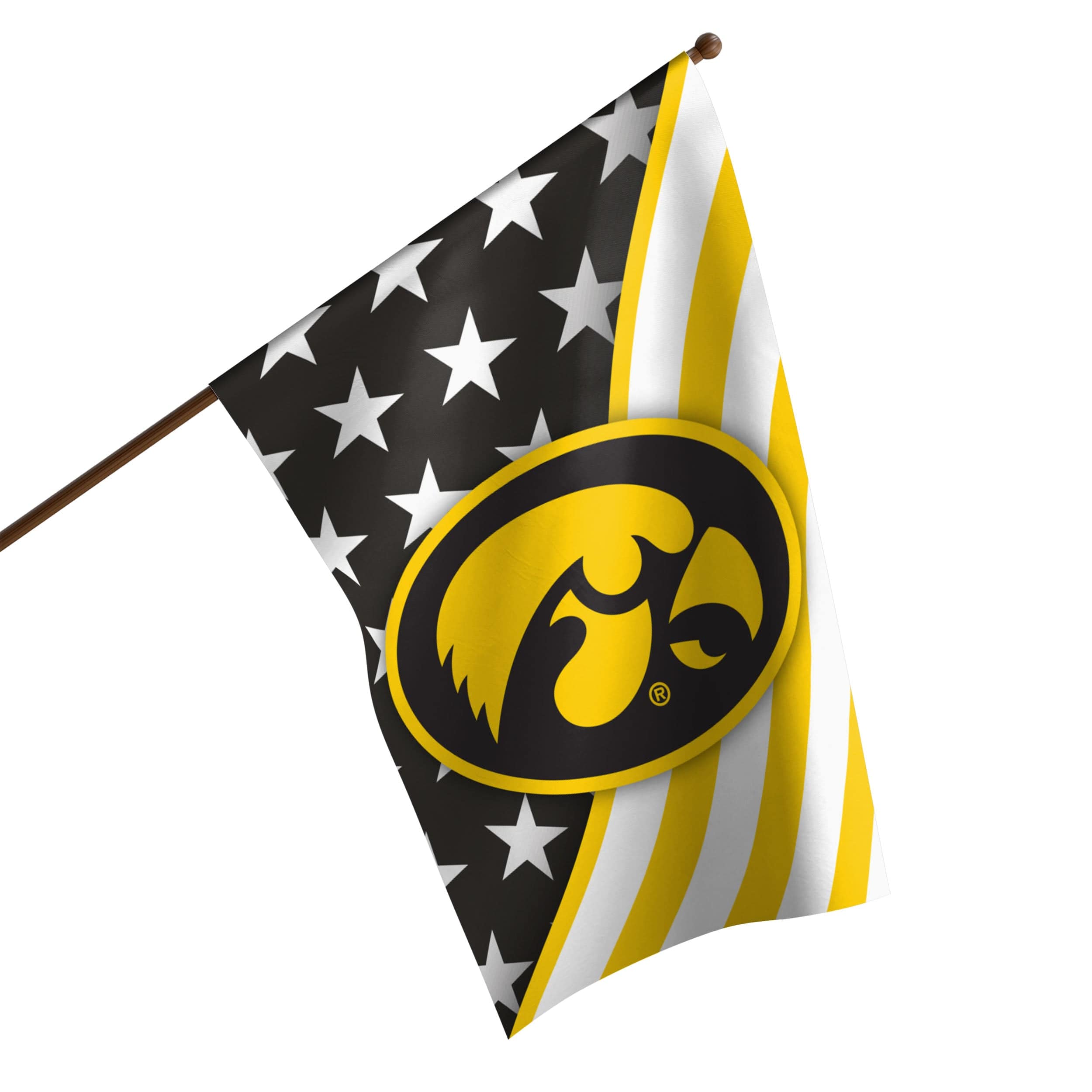 Iowa Hawkeye Flag