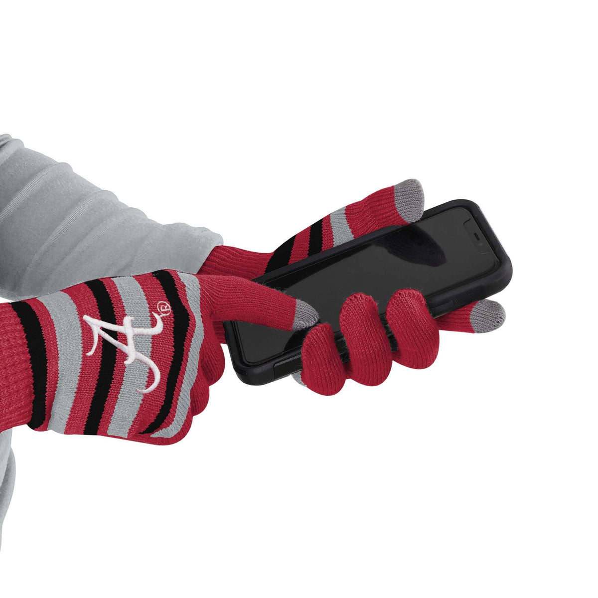 Alabama Crimson Tide NCAA College Team Logo Stretch Gloves