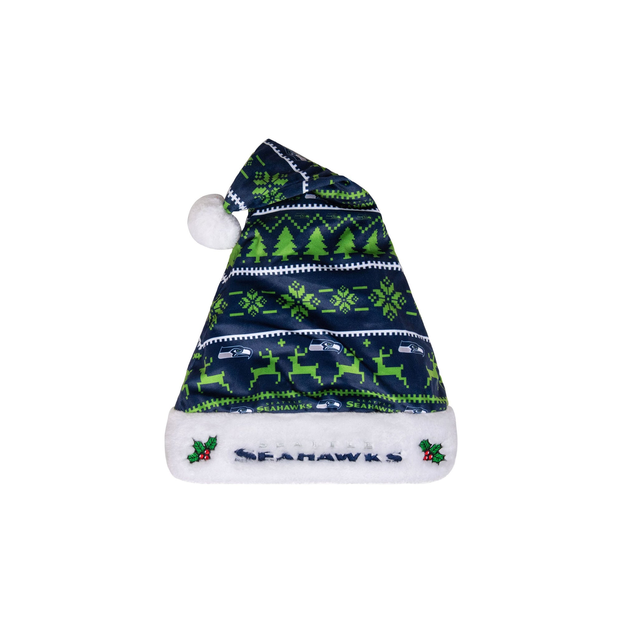 Seattle Seahawks NFL Family Holiday Pajamas