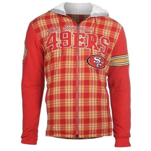 NFL Flannel Hooded Jackets - Pick Your Team!