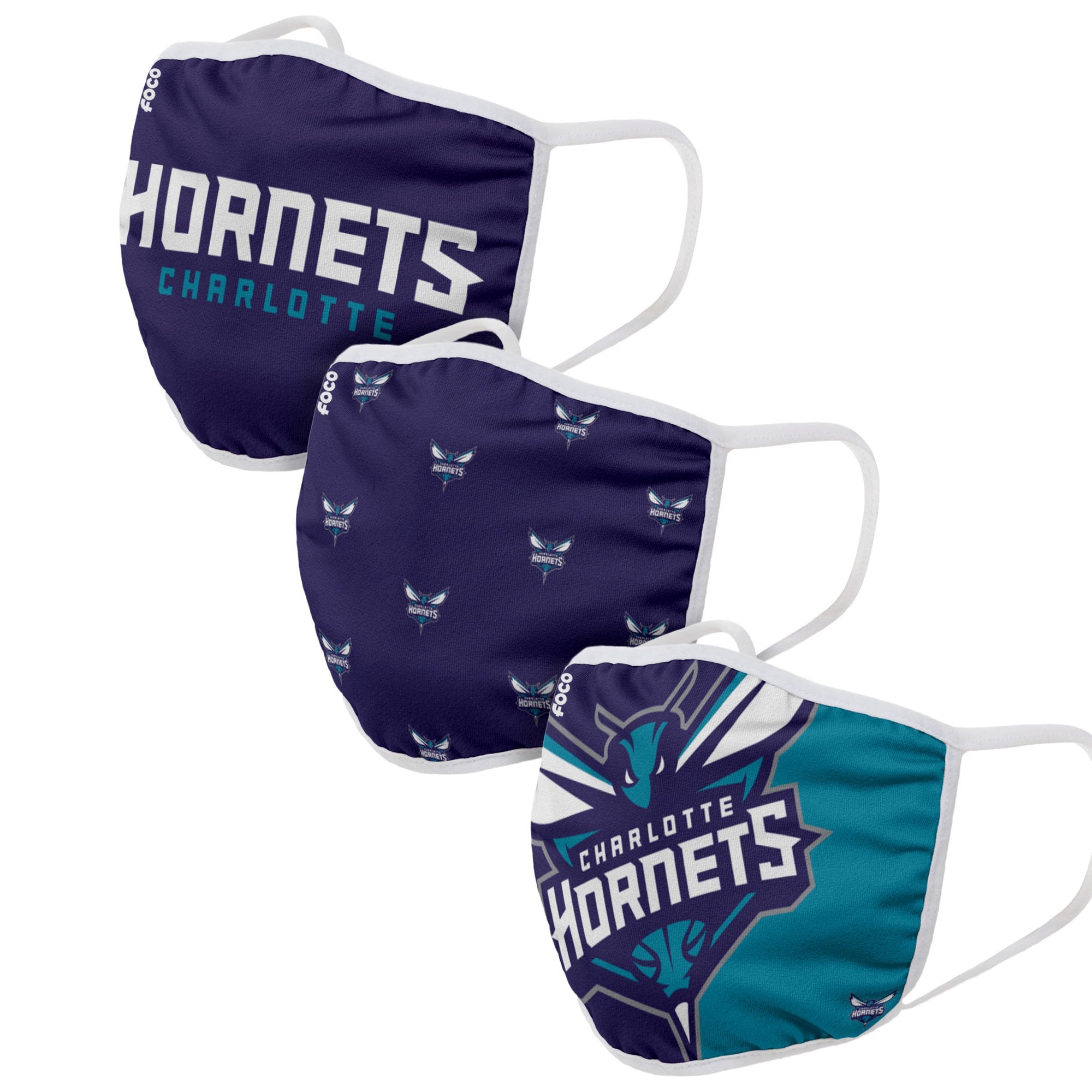 NBA 3 Pack Face Covers - Pick Your Team!