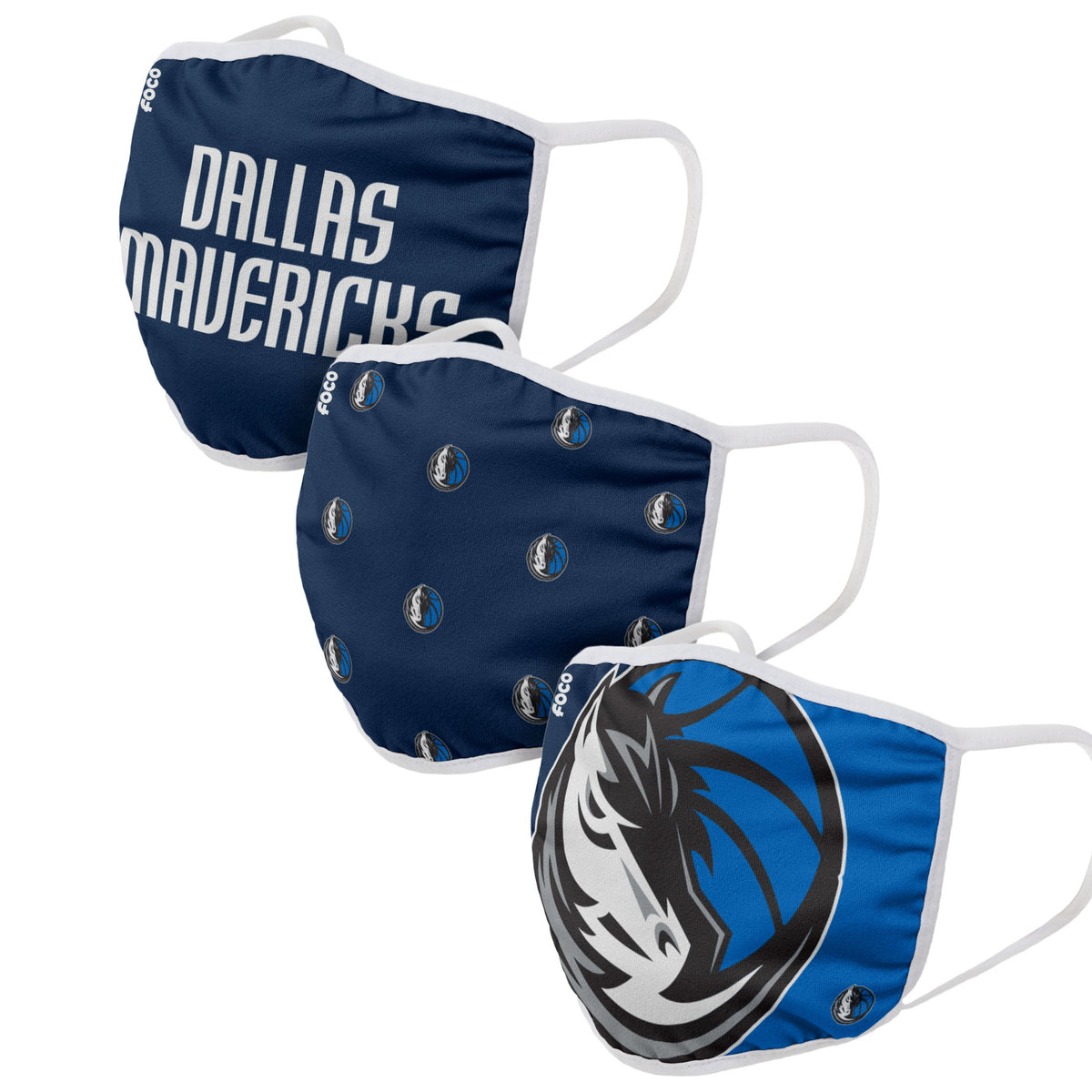 NBA 3 Pack Face Covers - Pick Your Team!