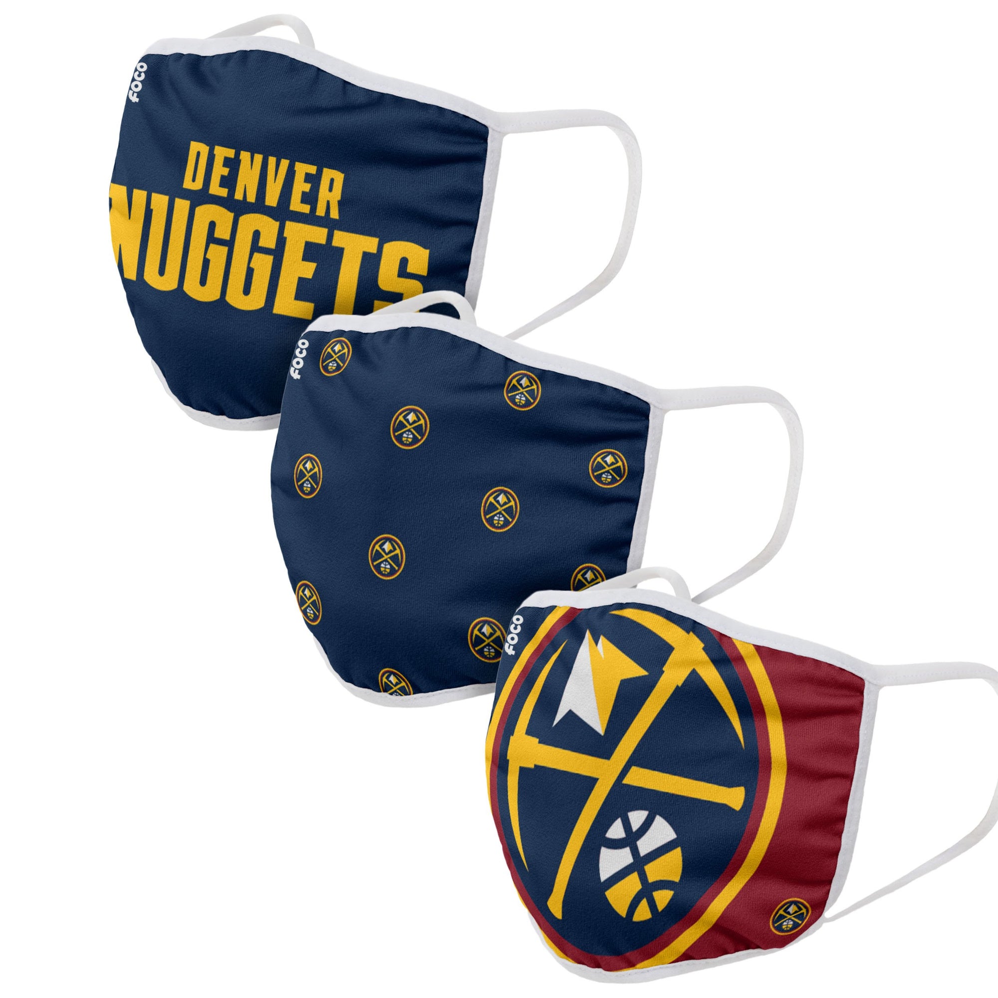 NBA 3 Pack Face Covers - Pick Your Team!