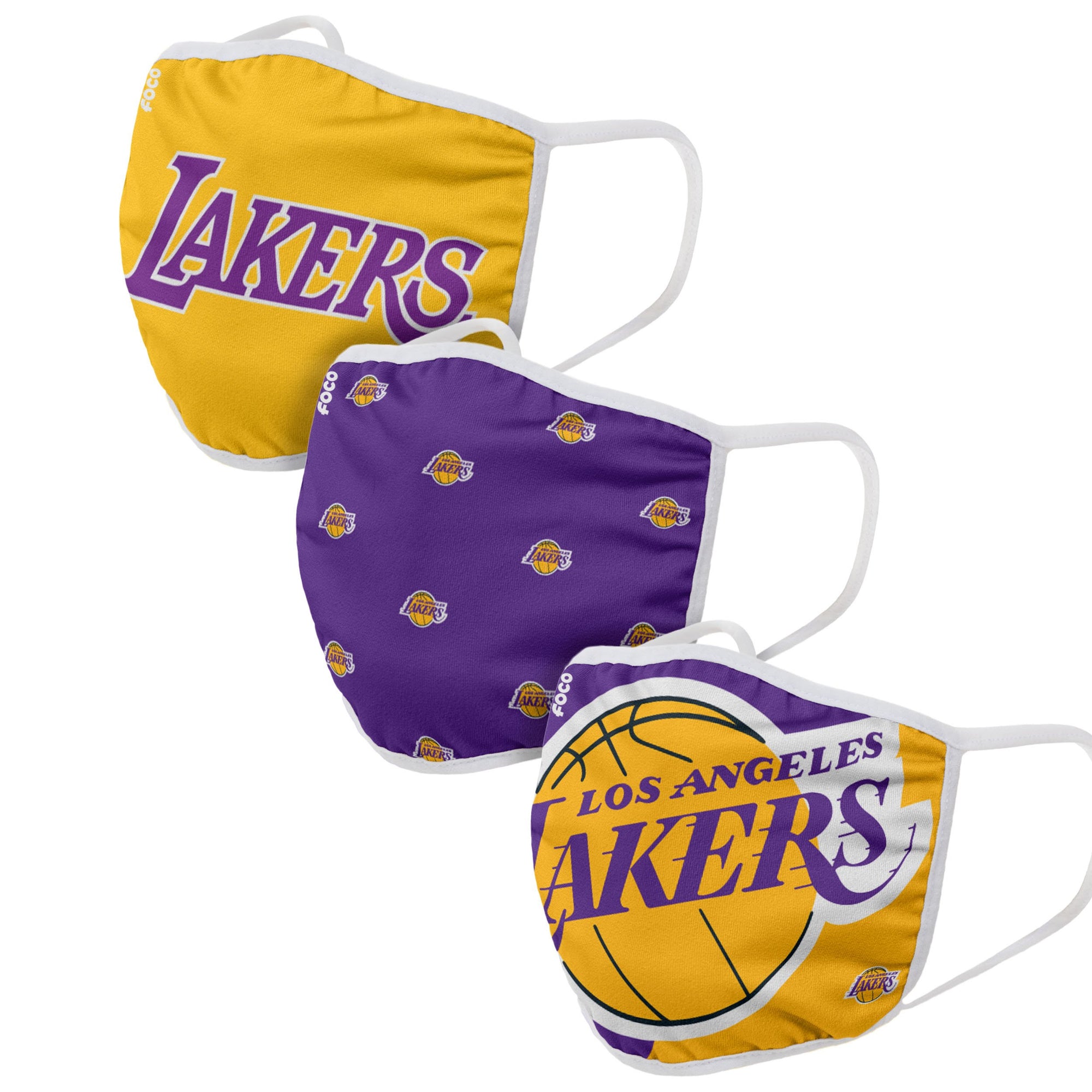 NBA 3 Pack Face Covers - Pick Your Team!