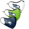 Seattle Seahawks NFL Sport 3 Pack Face Cover