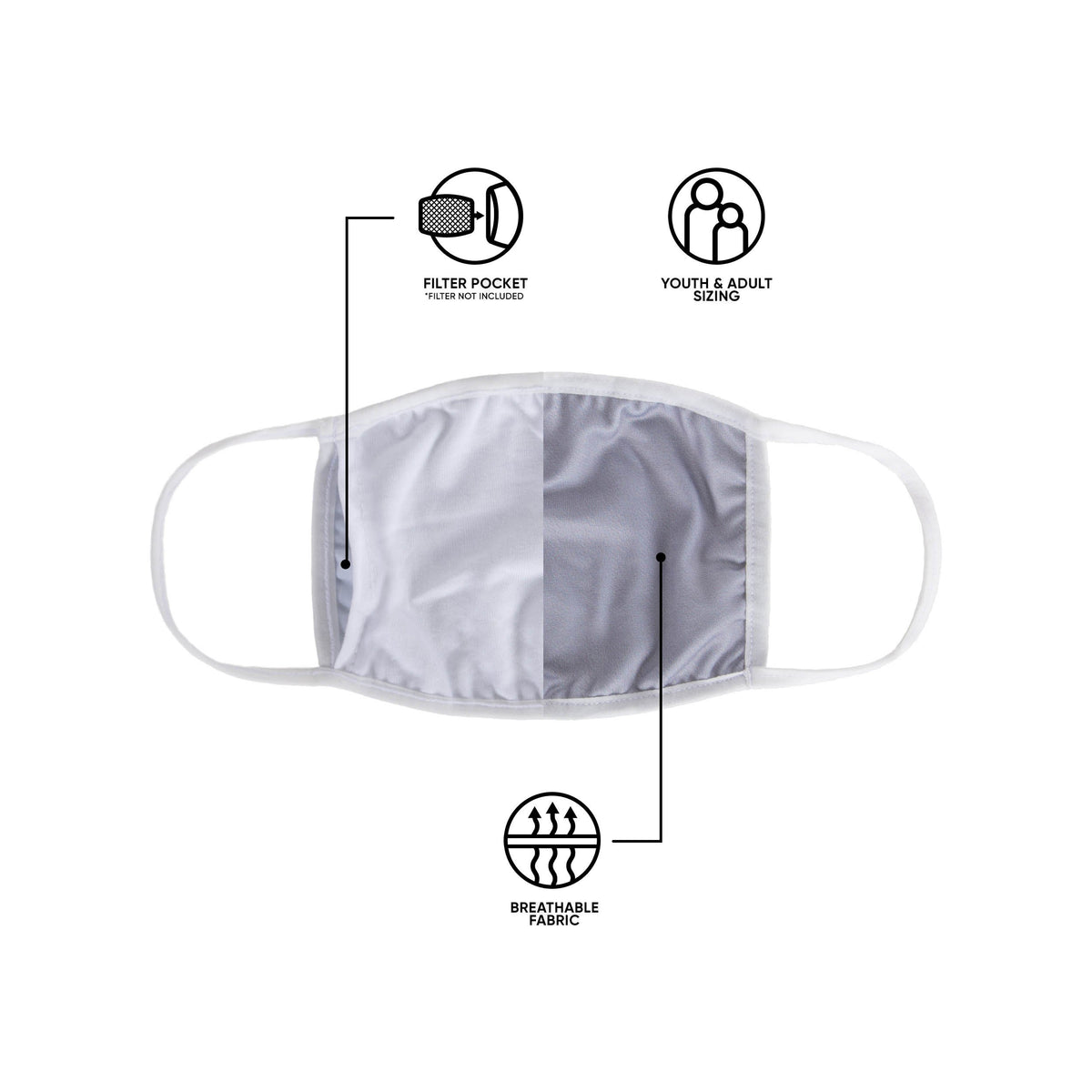 Ohio State Buckeyes NCAA 3 Pack Face Cover