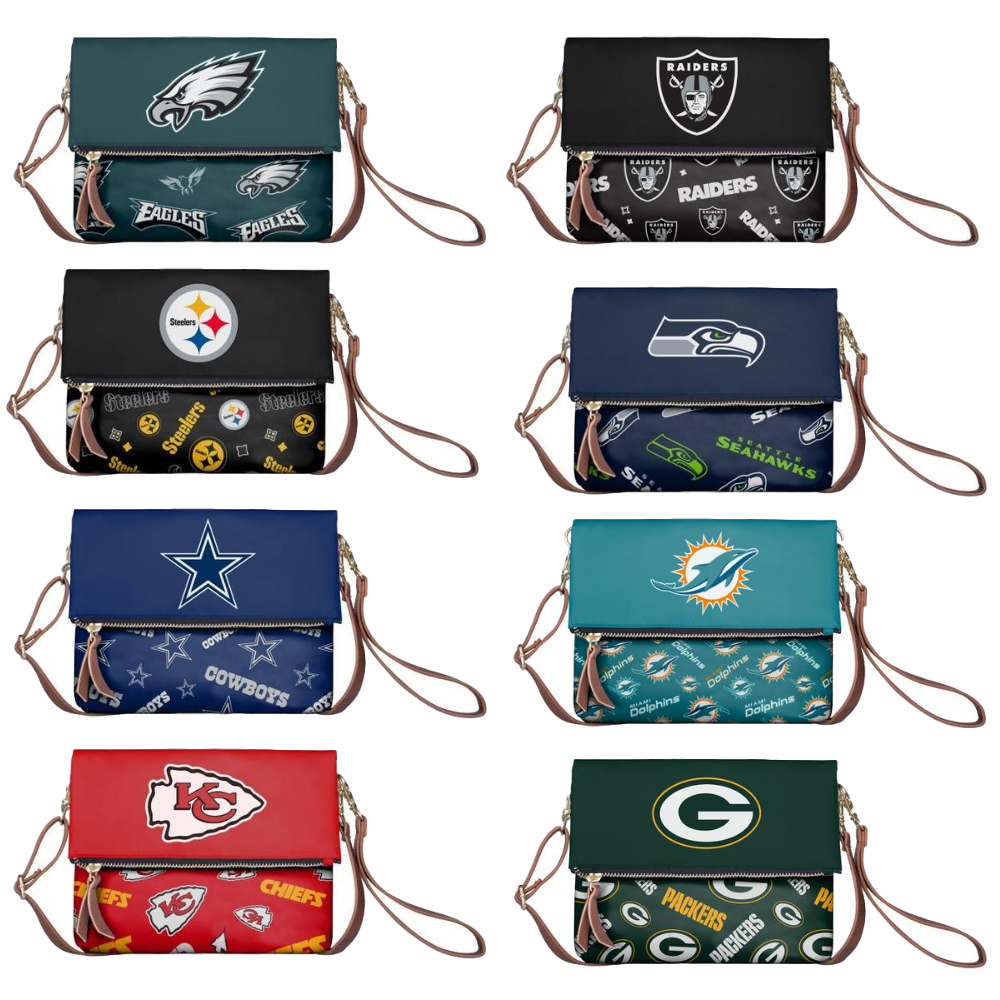 NFL Printed Collection Foldover Tote Bag - Pick Your Team!