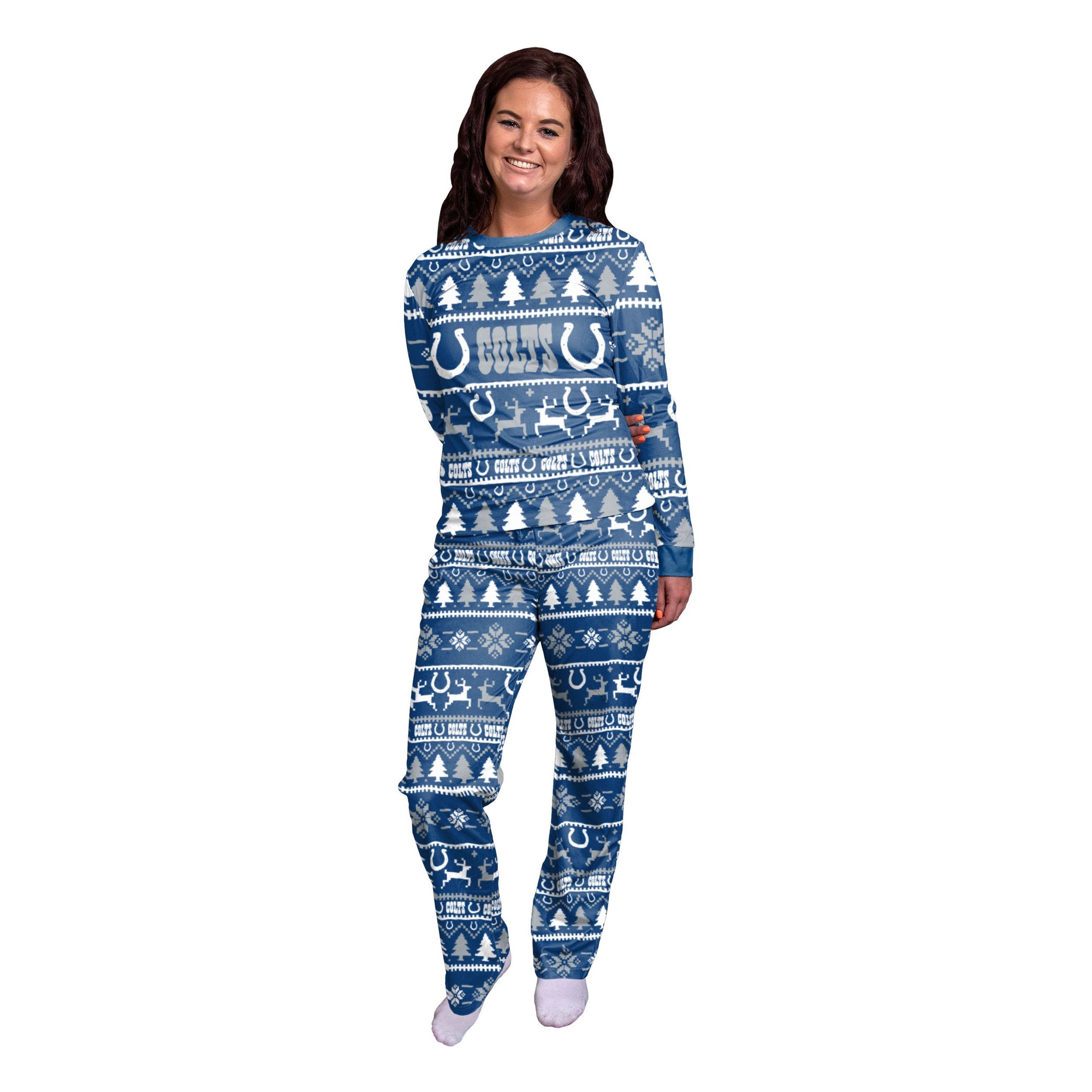Indianapolis Colts NFL Family Holiday Pajamas