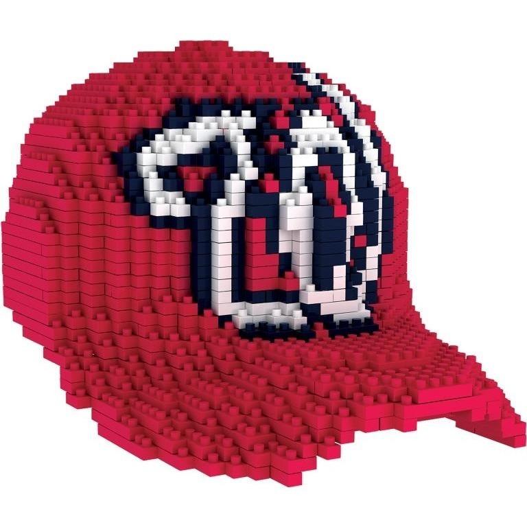 Washington Nationals MLB 3D BRXLZ Construction Puzzle Set Baseball Cap