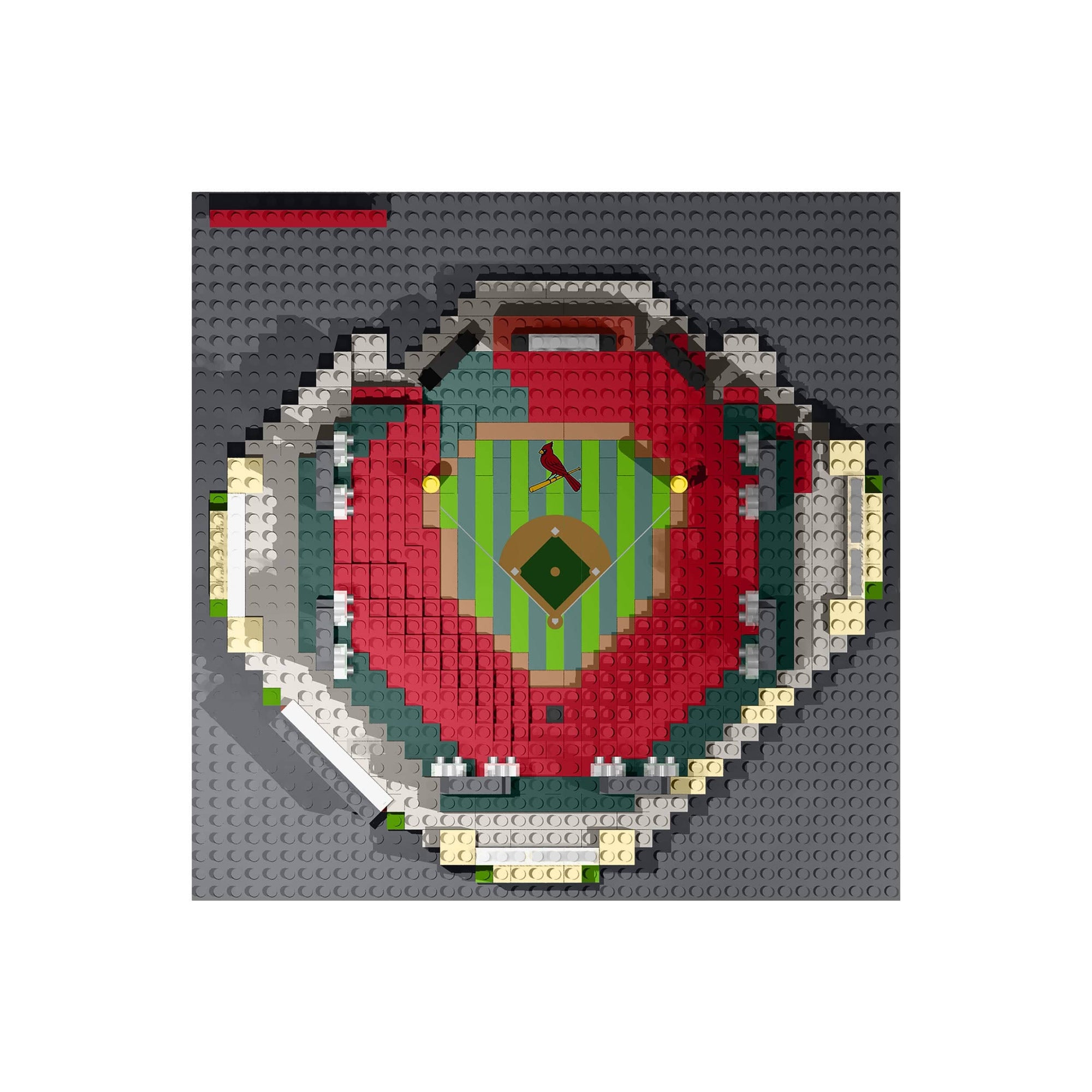 St Louis Cardinals MLB Busch Stadium Mini BRXLZ Stadium