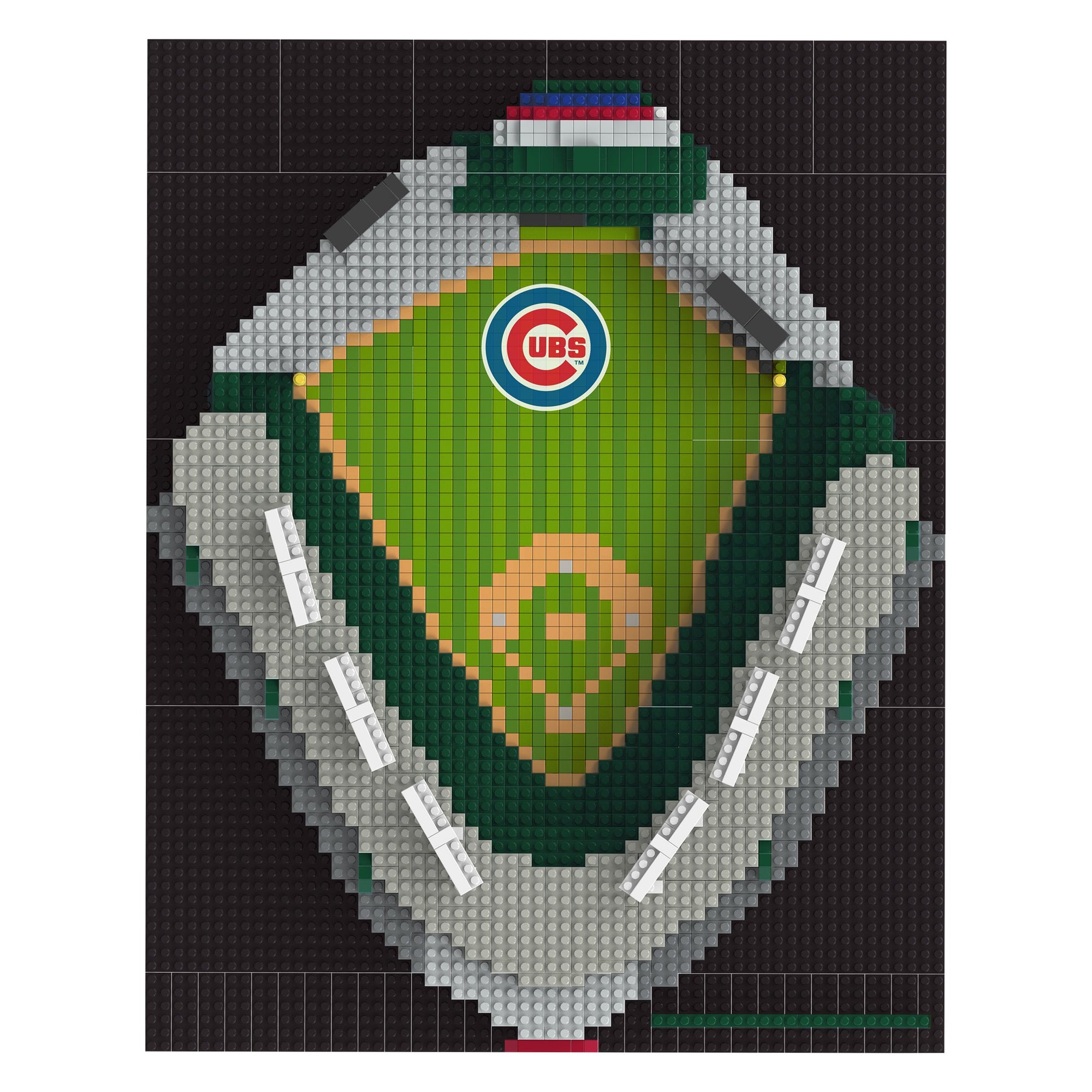 Chicago Cubs MLB Wrigley Field BRXLZ Stadium