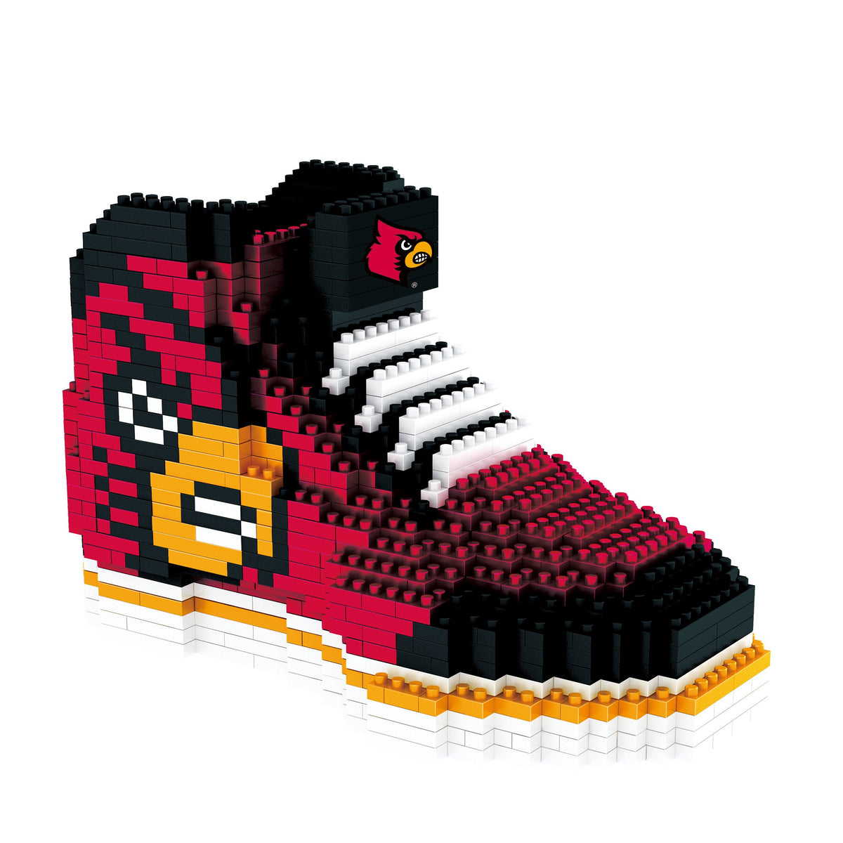 Louisville Cardinals NCAA 3D Brxlz Sneaker Puzzle Building Blocks Set