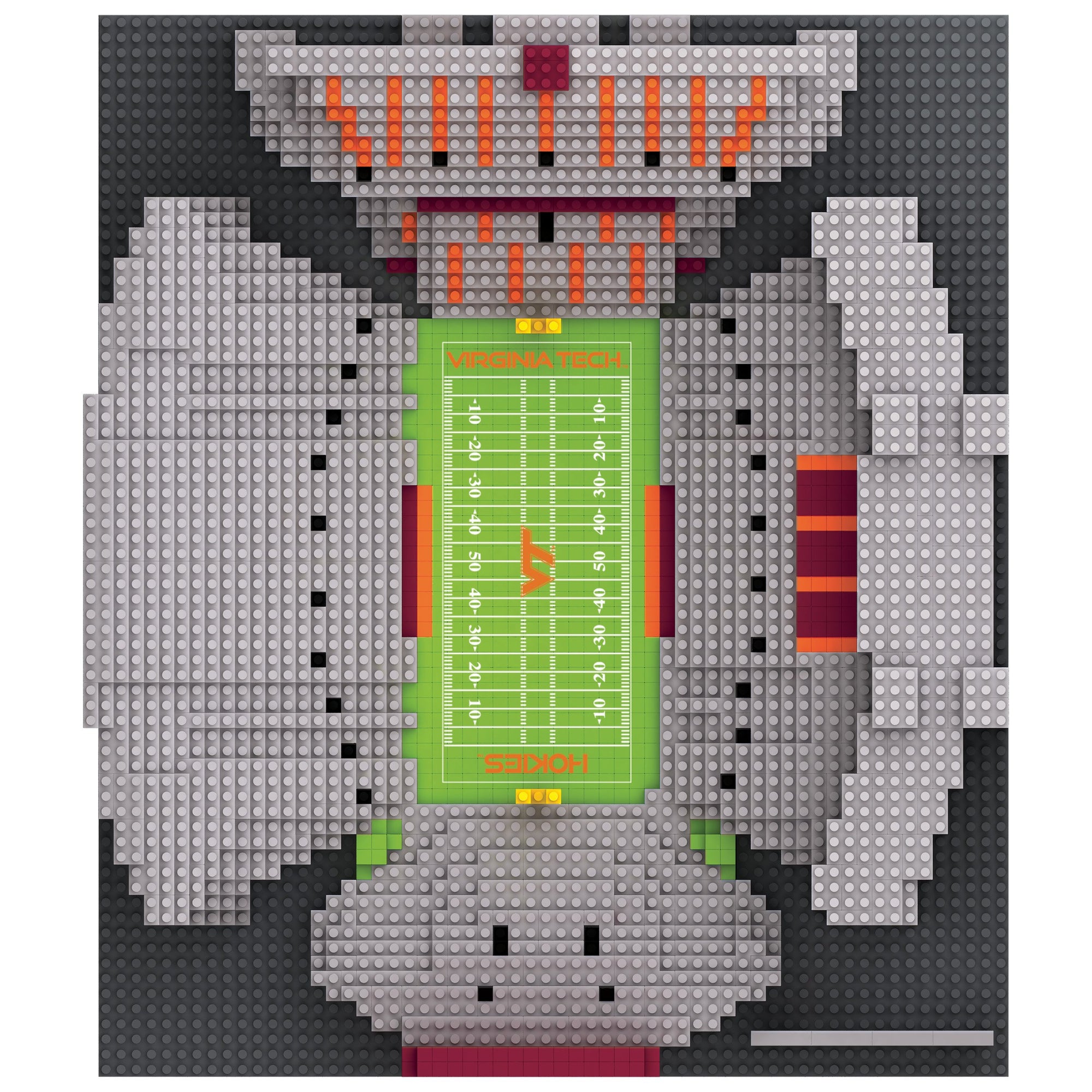 Virginia Tech Hokies NCAA Lane Stadium BRXLZ Stadium