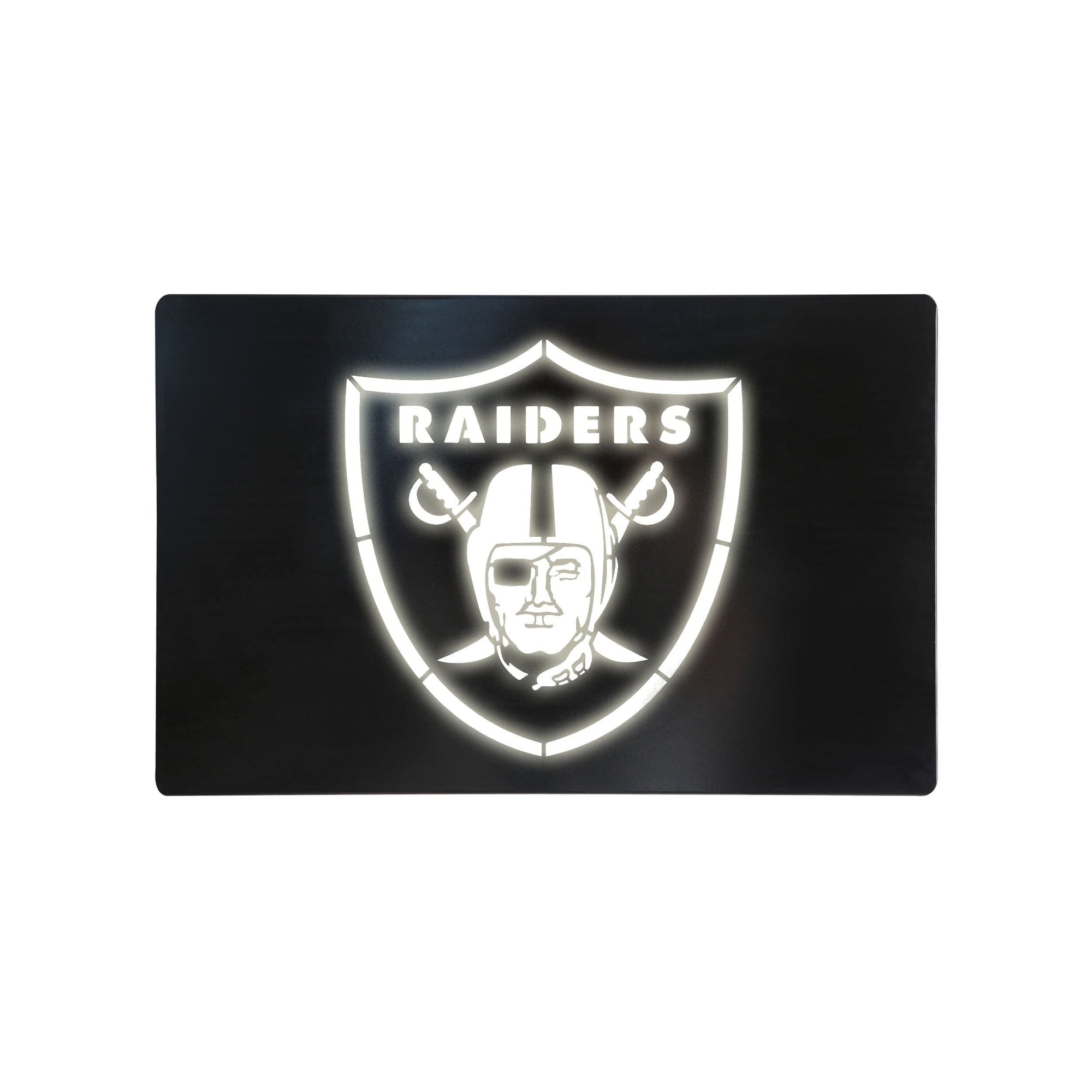 Las Vegas Raiders NFL Metal Light Up Logo Sign