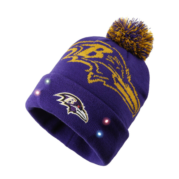 NFL Cropped Logo Light Up Knit Beanies