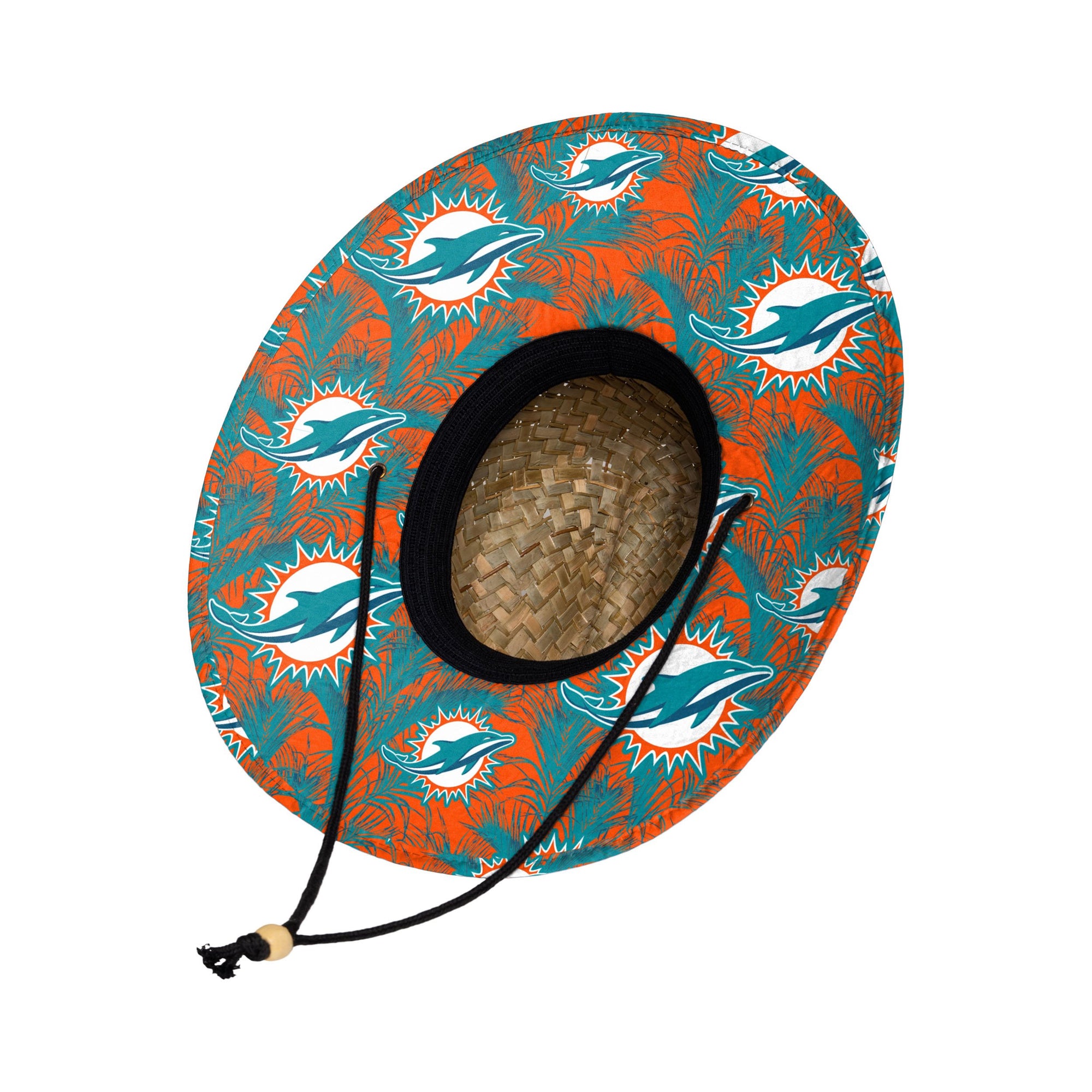 Miami Dolphins NFL Floral Straw Hat