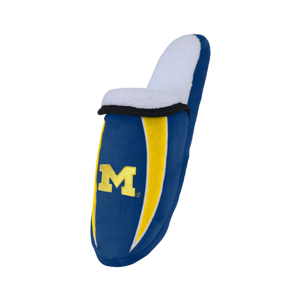Michigan Wolverines NCAA Mens Original Sherpa Slide Slippers
