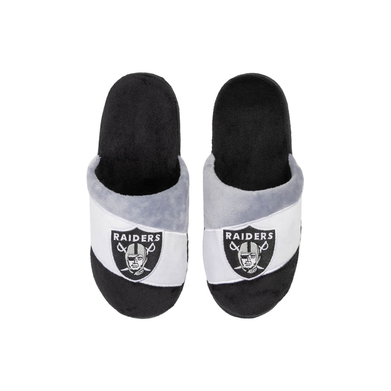 Las Vegas Raiders Striped Team Mens Slippers SWIT Sports, 41% OFF