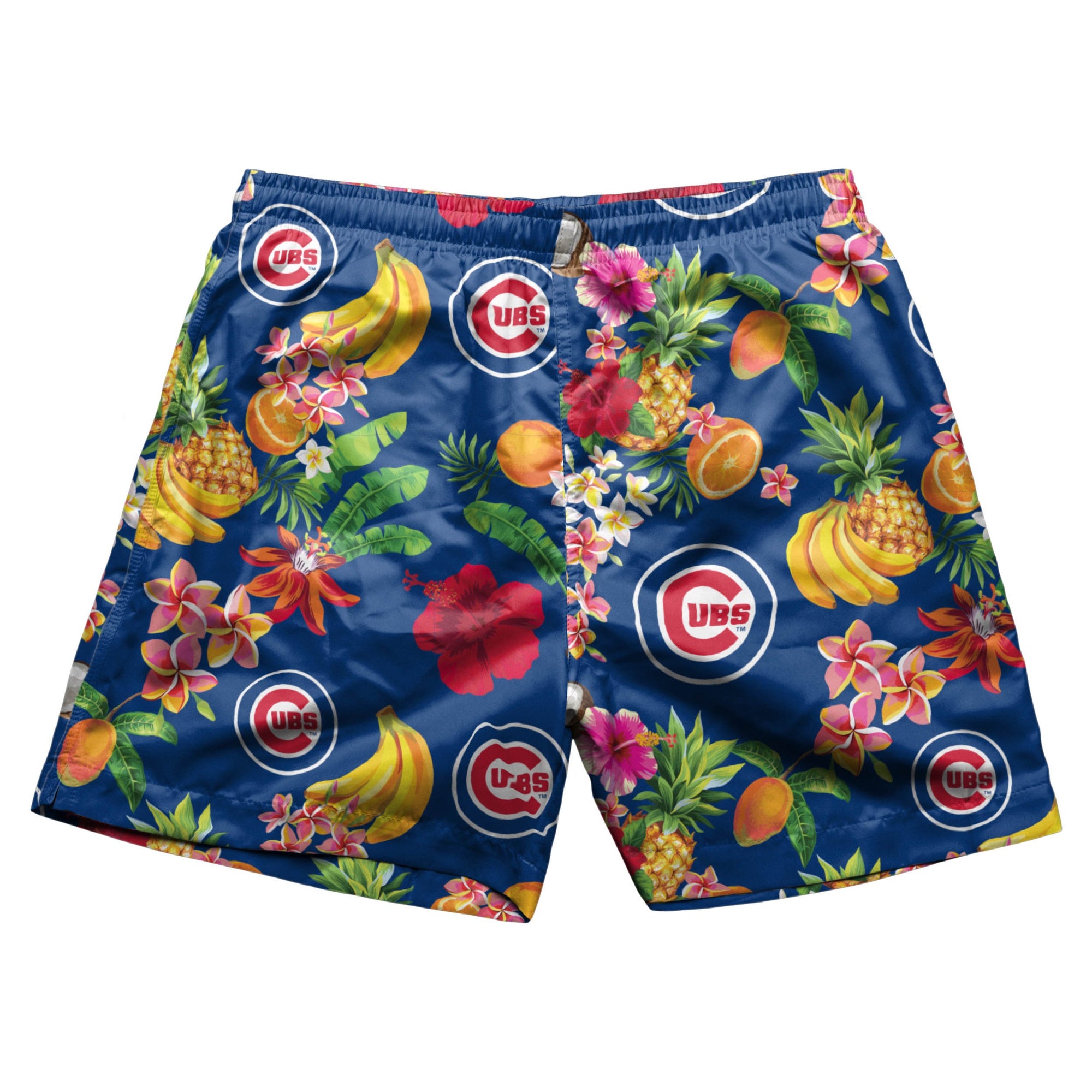 Chicago Cubs MLB Mens Fruit Life 5.5" Swimming Trunks