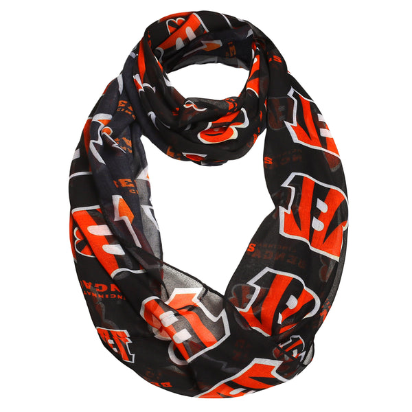 Cincinnati Bengals NFL Team Logo Infinity Scarf