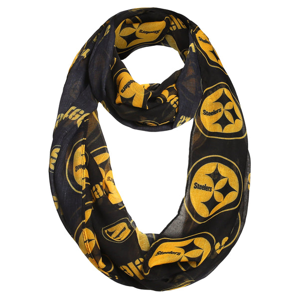 Pittsburgh Steelers NFL Team Logo Infinity Scarf