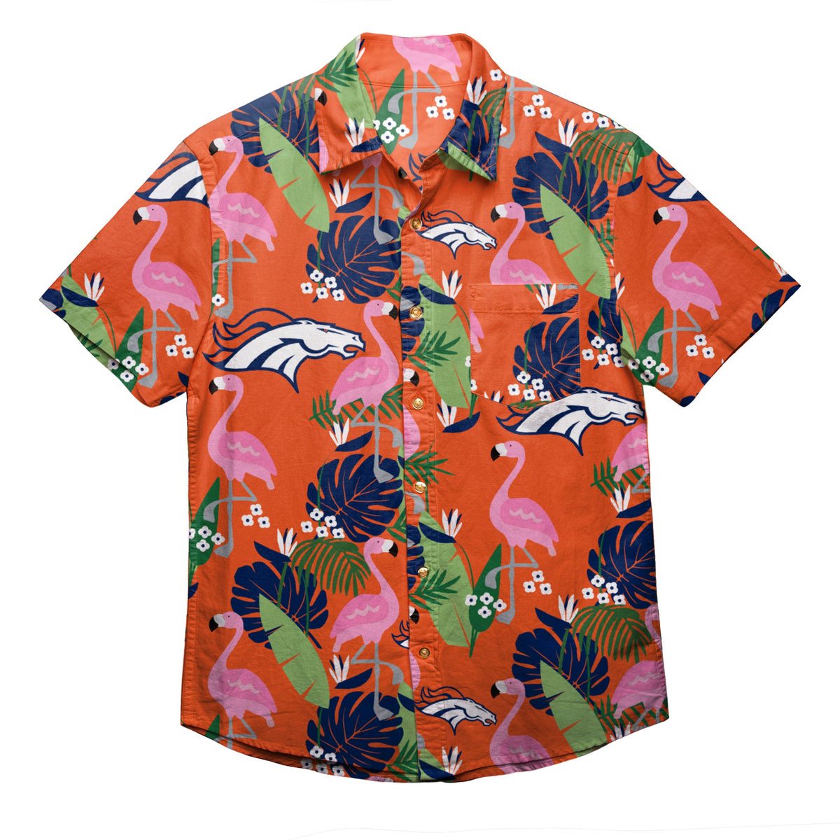 NFL Mens Floral Button Up Shirts - Pick Your Team!