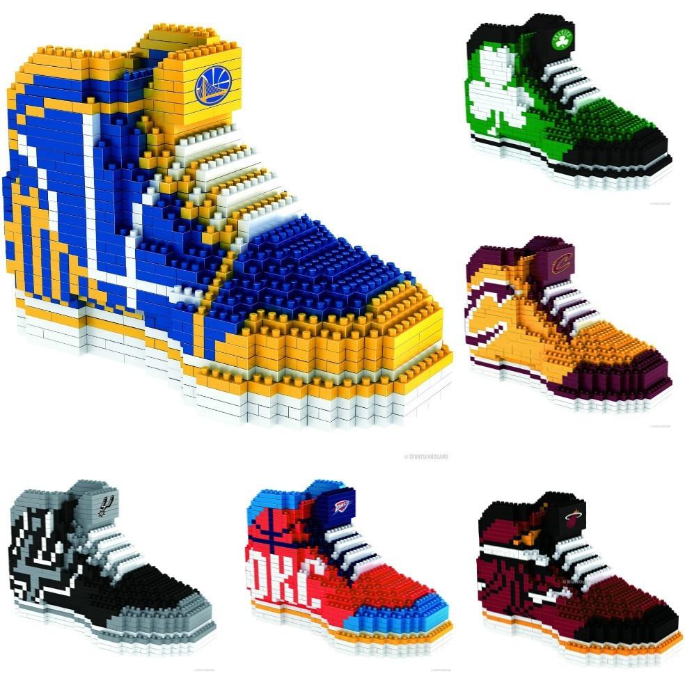 Los Angeles Clippers NBA 3D BRXLZ Construction Puzzle Set Sneaker