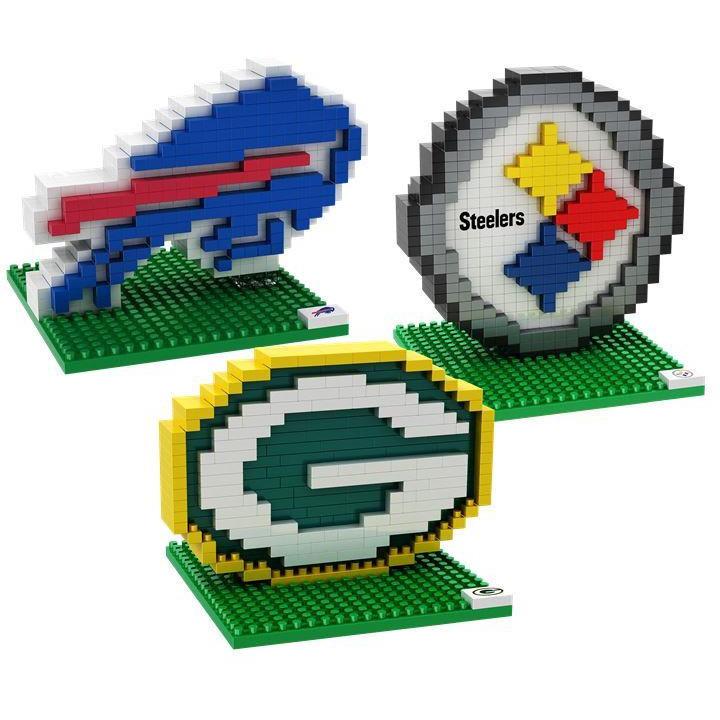 NFL Team Logo 3D BRXLZ Puzzle Set - Pick Your Team!